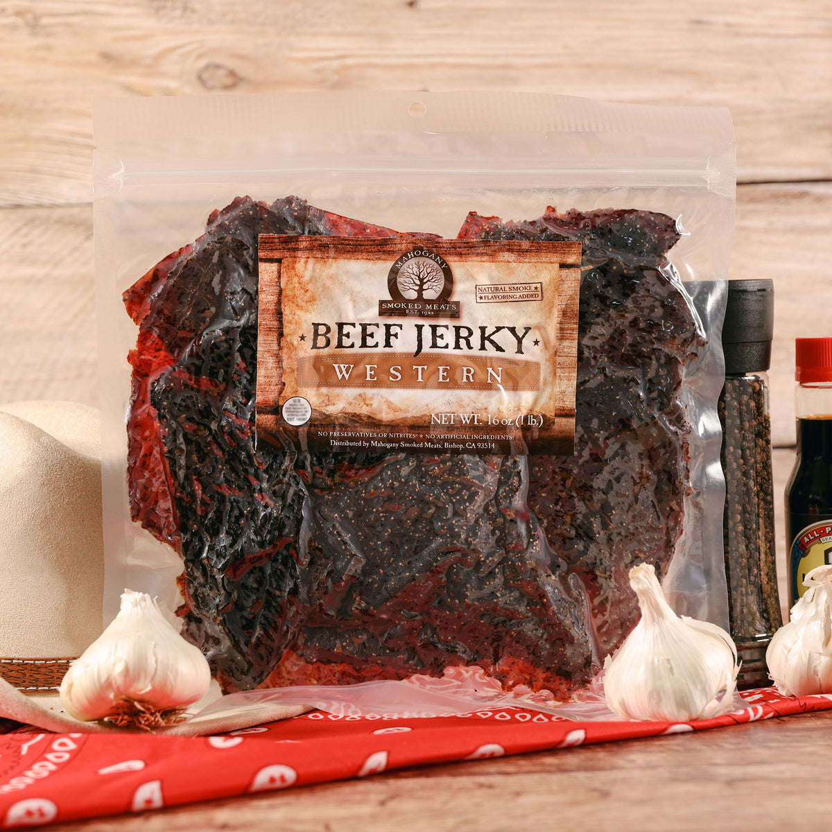 Western Beef Jerky | Light Peppered Savory Flavor | Medium Moist ...