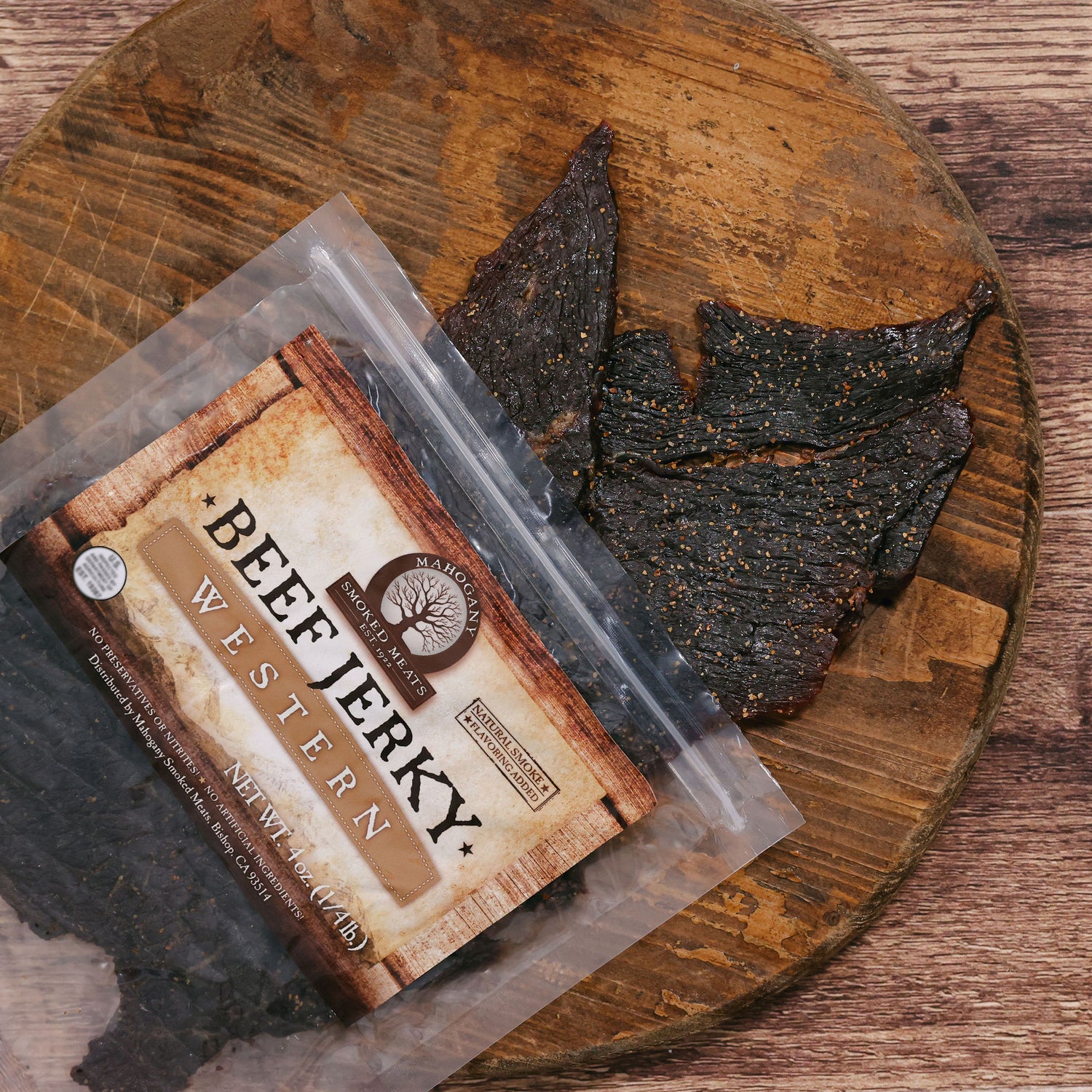 Western Beef Jerky | Light Peppered Savory Flavor | Medium Moist ...