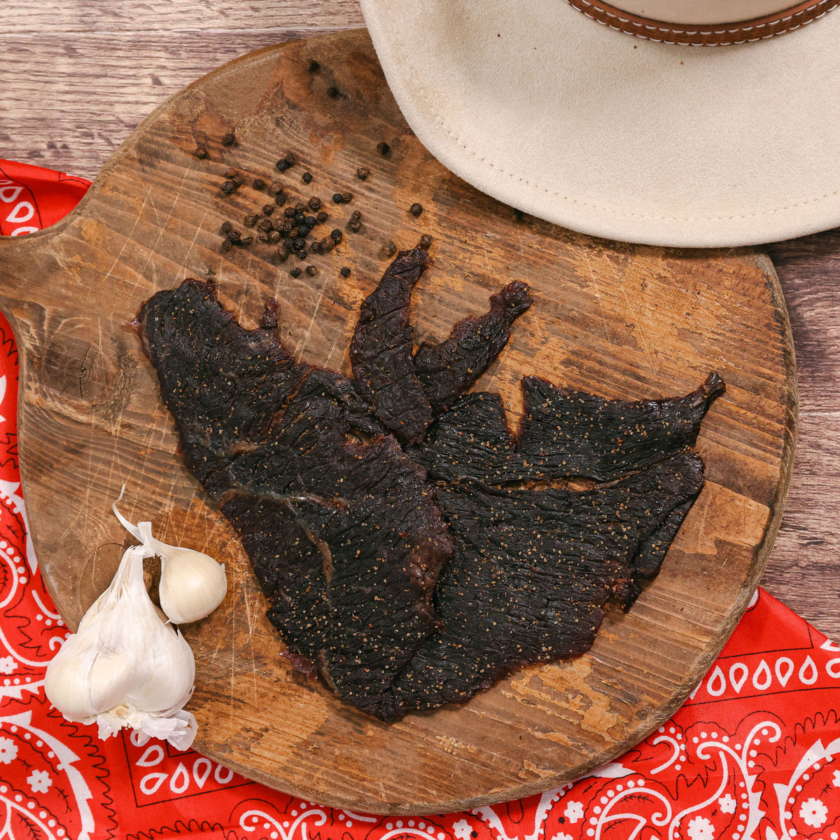 Western Beef Jerky | Light Peppered Savory Flavor | Medium Moist ...