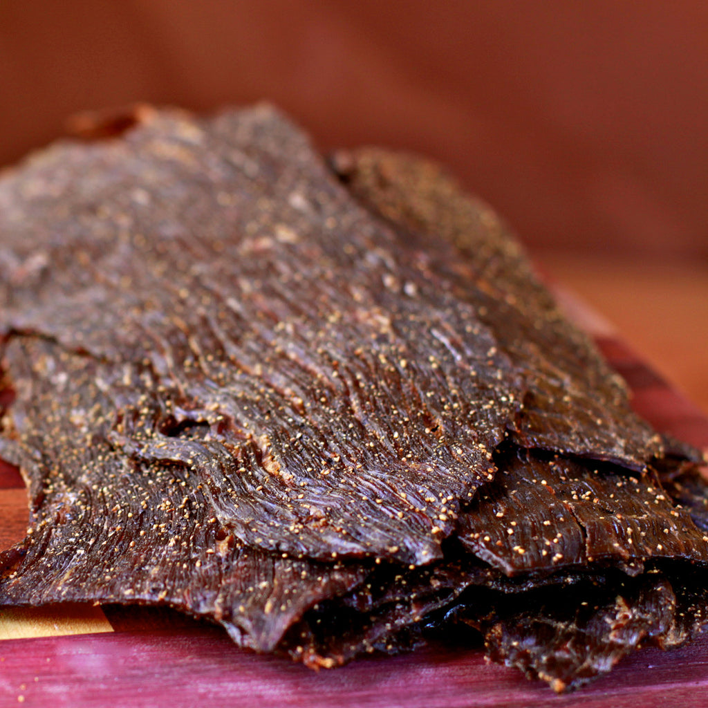Western Beef Jerky | Light Peppered Savory Flavor | Medium Moist ...